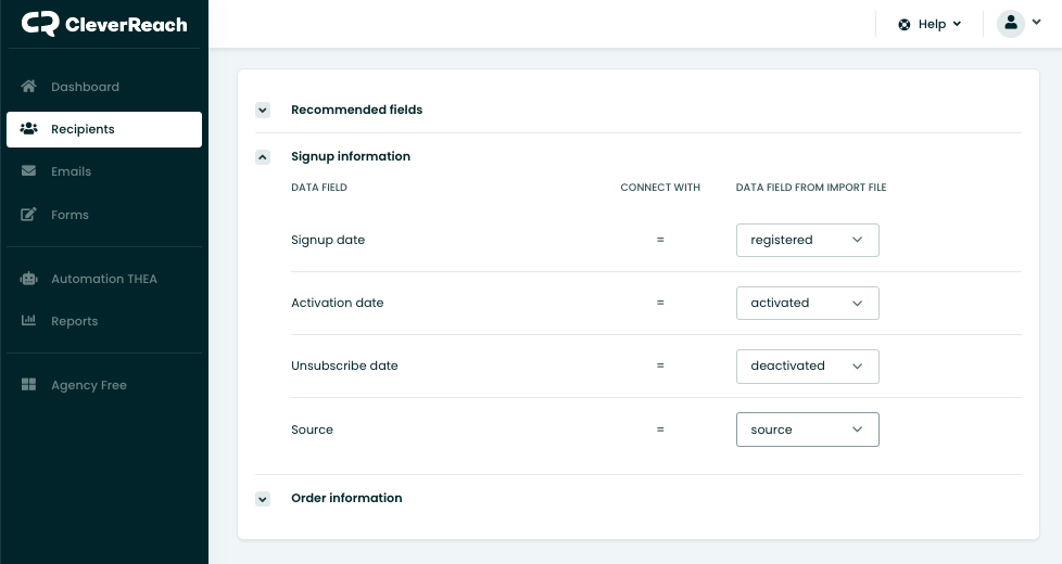 Merging recipient lists – CleverReach Support